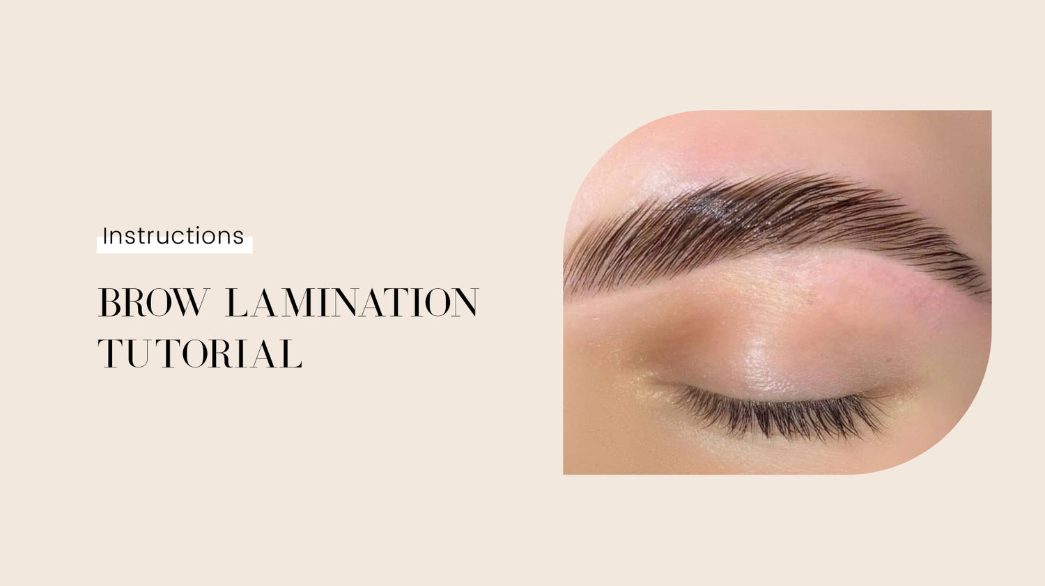 Brow Lamination Tutorial - Sassy Saints - Brings The Salon Home