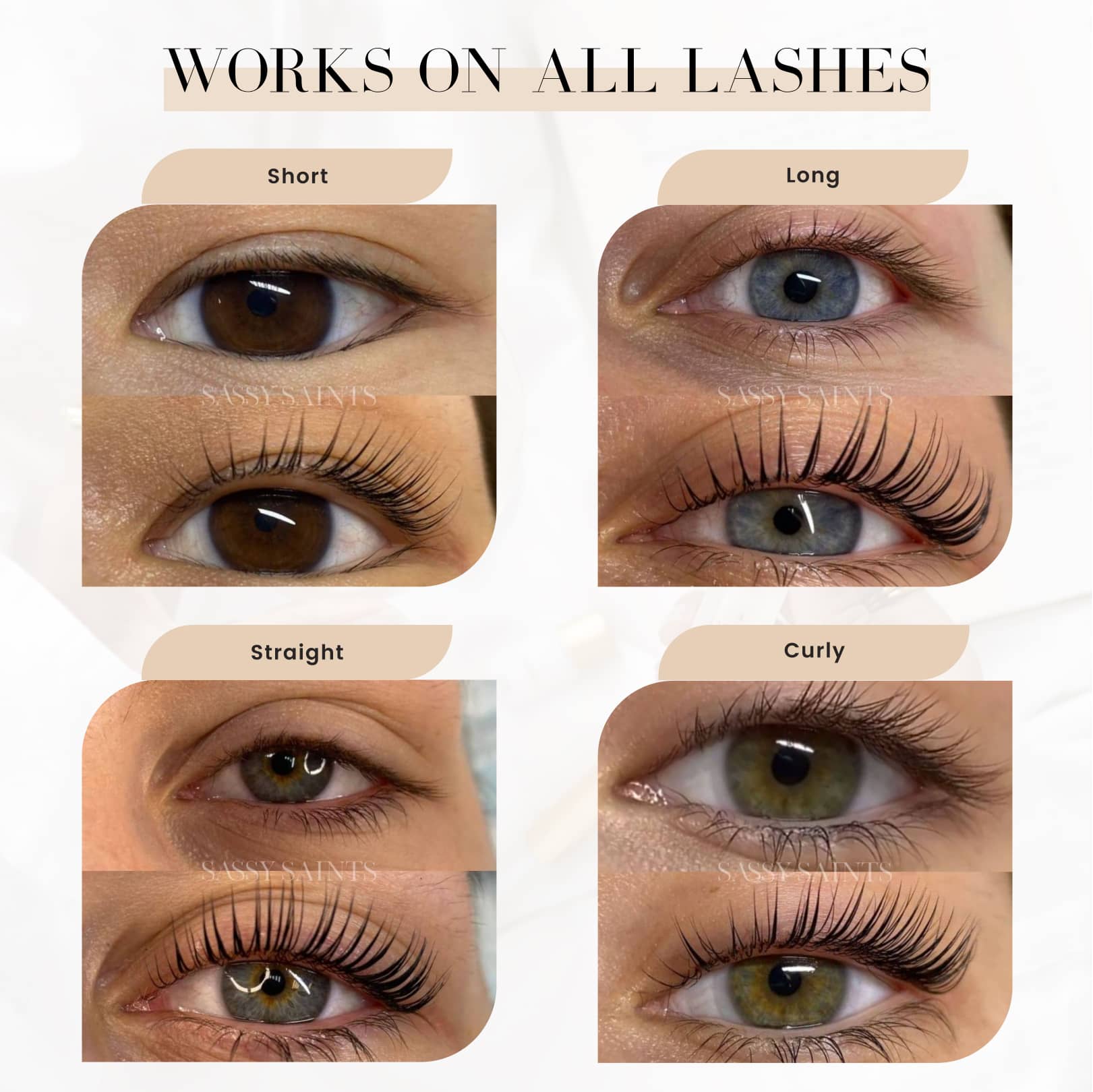 Sassy Saints Lash Lift Kit (DIY At Home) - Sassy Saints - Brings The ...
