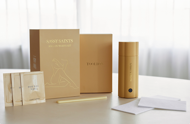 Roll on Wax Kit - Full Leg Waxing Tutorial - Sassy Saints - Brings The ...